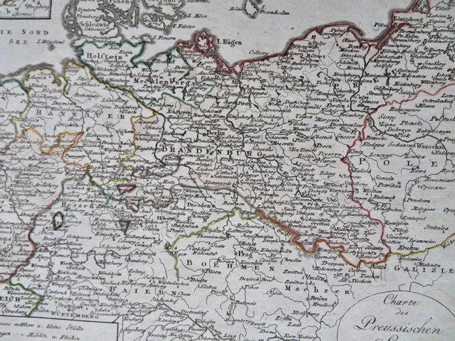 PRUSSIAN STATES GERMAN Confederation Westphalia Hanover Silesia 1818 ...