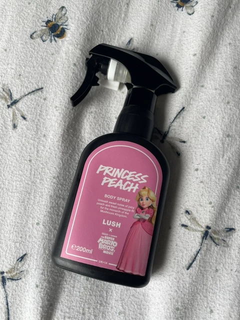 LUSH PRINCESS PEACH Body Spray 200ml Super Mario Collaboration Product ...