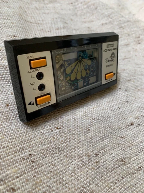 LCD SPIEL GAME Handheld - Gakken Runaway 80s Japan Vintage Gaming 80er ...