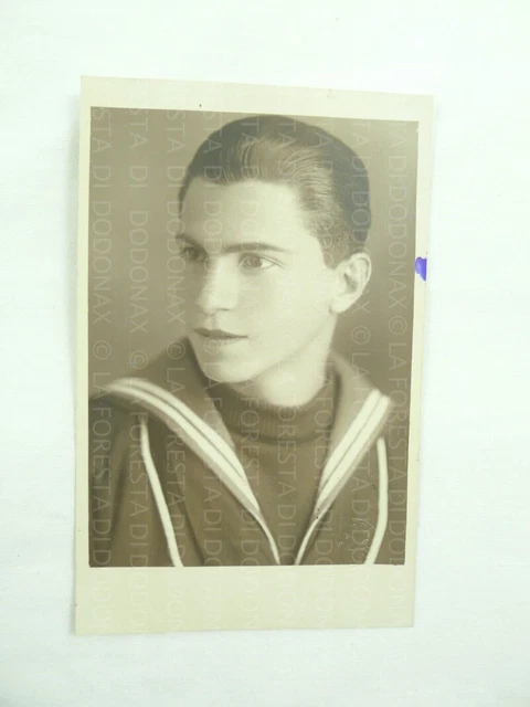 VECCHIA FOTO MILITARE Tra Ww1 E Ww2 Alta Uniforme 54° Fanteria Divisa ...