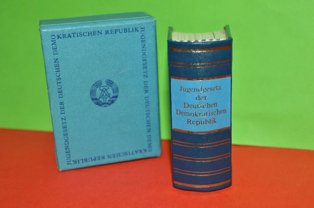 MINIBUCH JUGENDGESETZ DER DDR überreicht durch den Zentralrat der FDJ 1974 EUR 30,00 - PicClick DE