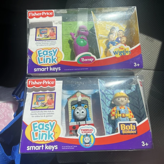 FISHER-PRICE EASY LINK Thomas&Friends/Bob The Builder & Barney/The ...
