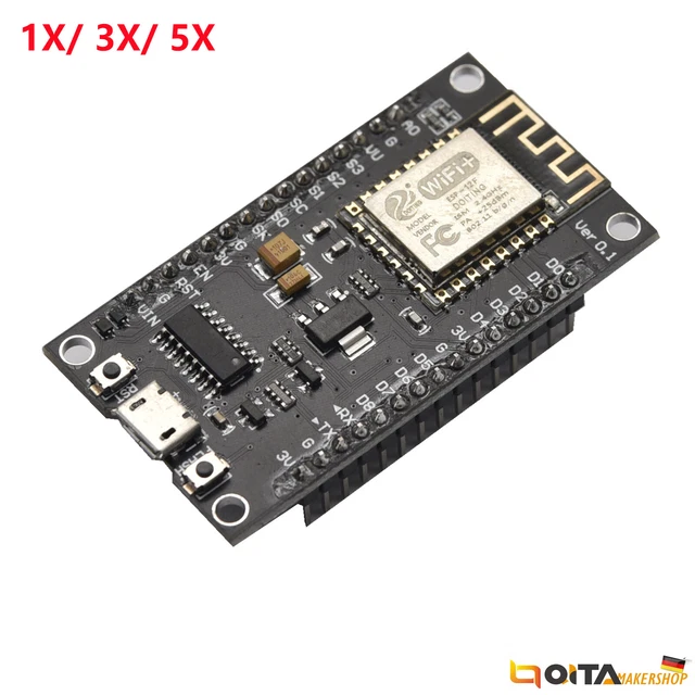 ESP-12F DEVELOPMENT BOARD for Arduino NodeMCU ESP8266 CH340G WiFI WLan IoT EUR 5,27 - PicClick FR
