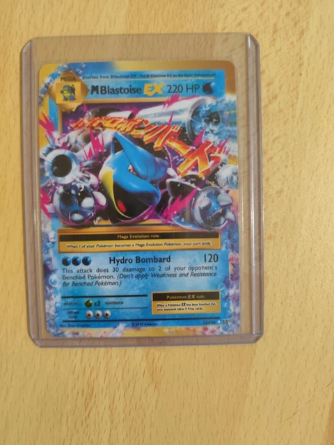 POKEMON CARD - M Mega Blastoise Ex - 220 Hp - 2016 - 22/108 - Rare EUR ...