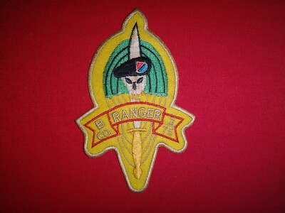US ARMY B Co. 2nd Battalion 75th Infantry Regiment RANGER Team Patch ...