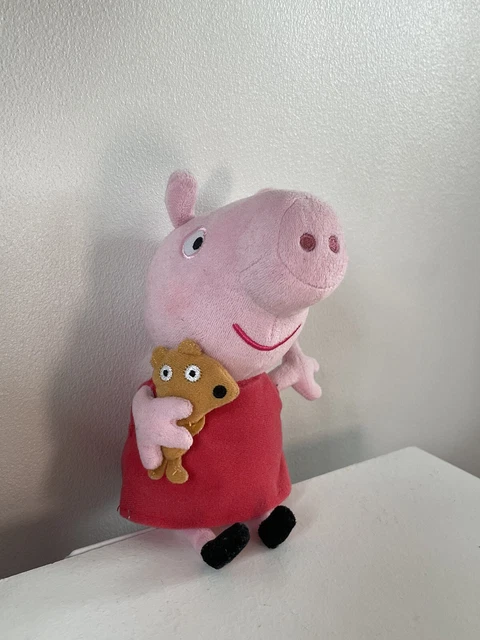 TY PEPPA PIG With Teddy Bear Plush Soft Toy £5.00 - PicClick UK