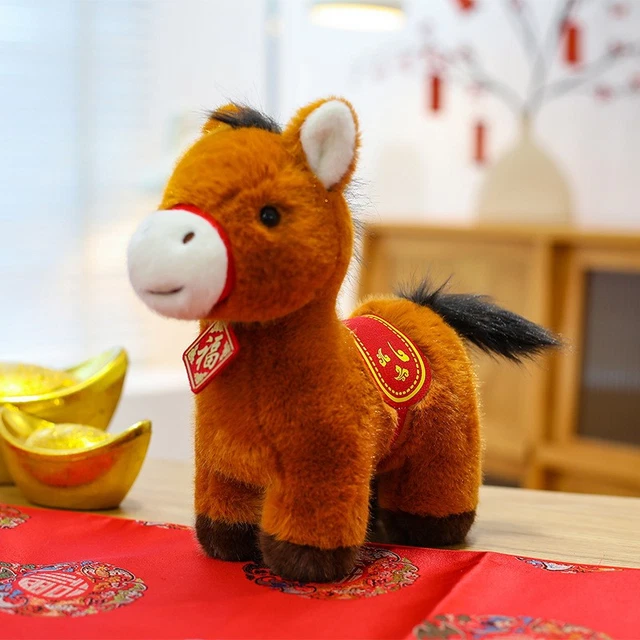 YEAR OF THE Horse Plush Toy With Pp Cotton For Company Events And ...