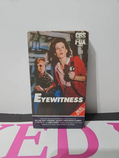 EYEWITNESS (VHS, 1984) Drama - Sigourney Weaver, William Hurt £11.22 ...