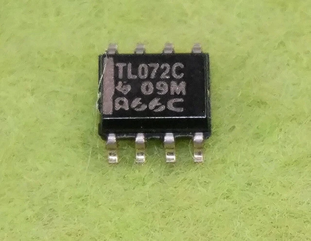 10 PZ TL072C 072C SOP-8 Amplificatore operazionale chip TL072CDT #WD9 ...