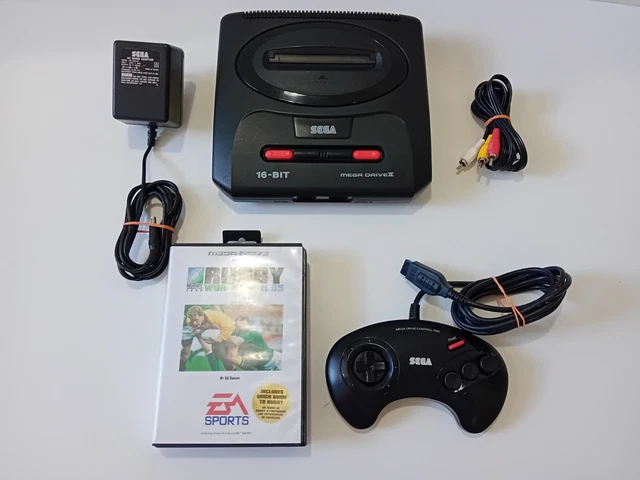 CONSOLE MEGA DRIVE 2 II serie configurazione completa con gioco ...