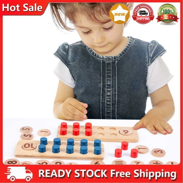 PUZZLE MONTESSORI TOY Ten Grid Array Arithmetic Board Math Toys (Ten ...