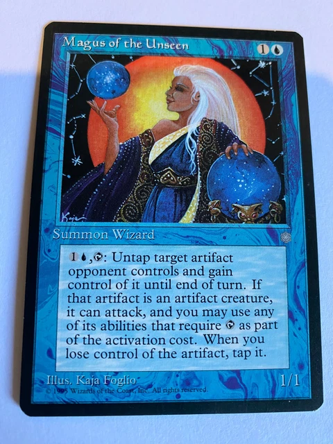 CARTE MAGIC Ice Age Rare. Magus Of The Unseen. EUR 0,80 - PicClick FR