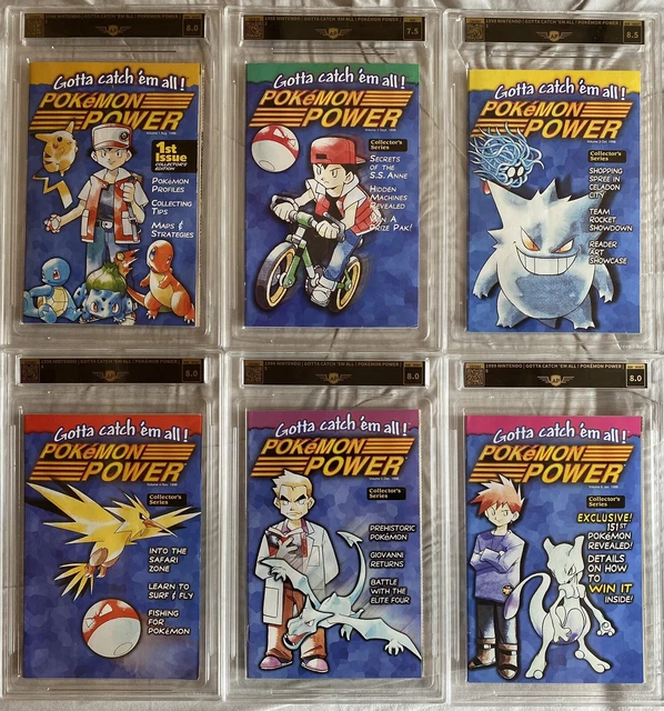 POKEMON NINTENDO POWER Magazine Collector’s Series Full Set GRADED NM ...