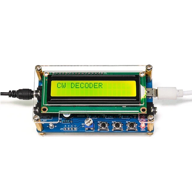 CW MORSE CODE Decoder DIY Kit CW Trainer Morse Code Decoder DIY ...