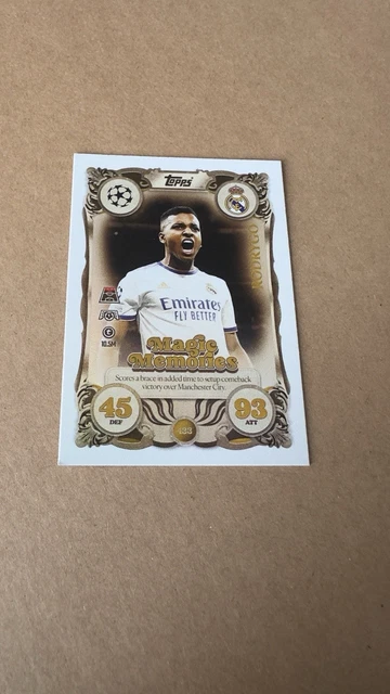 RODRYGO MAGIC MEMORIES 2024/25 Topps Match Attax Real Madrid UCL Card £ ...