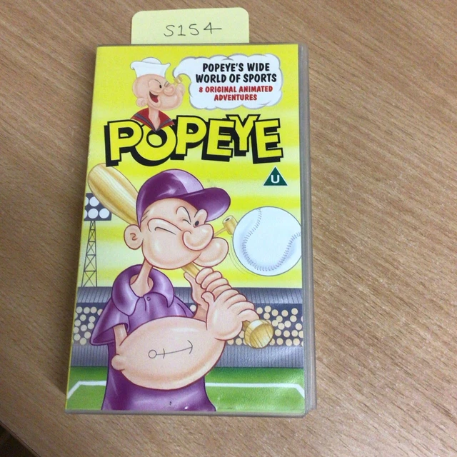 POPEYE IN POPEYE'S Wide World Of Sports 8 Adventures Pal Vhs Video £5. ...
