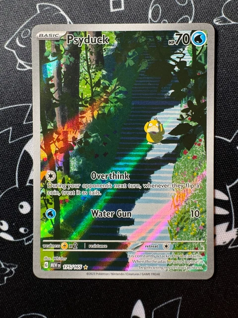 POKEMON TCG PSYDUCK 175/165 Holo Illustration Rare Scarlet & Violet 151 English EUR 16,25 ...