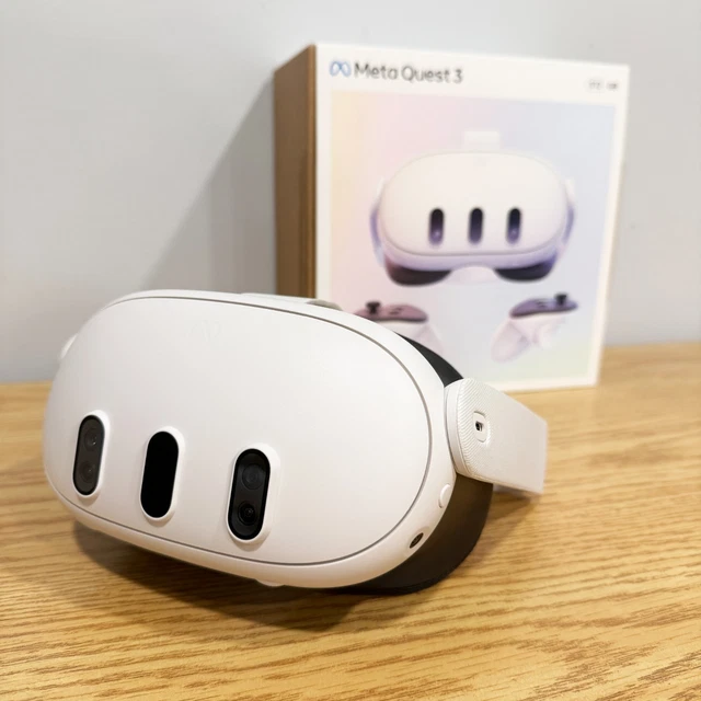 META QUEST 3 512GB VR Headset + BoboVR S3 Pro Strap w/ Battery + AMVR ...