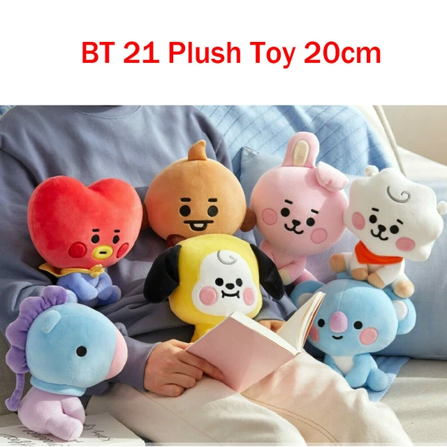 BT21 BTS KPOP Seated Doll 20cm Baby Plush Toy TATA COOKY CHIMMY SHOOKY MANG KOYA £7.84 - PicClick UK