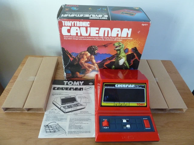 TOMY TOMYTRONIC RED Caveman LSI Electronic Table top Handheld Game £119 ...