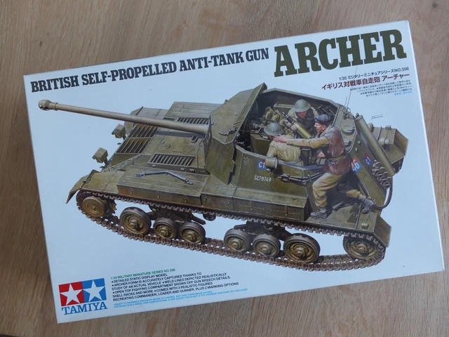 TAMIYA 35356 - Wwii British Self-Propelled Anti-Tank Gun Archer - 1/35 ...