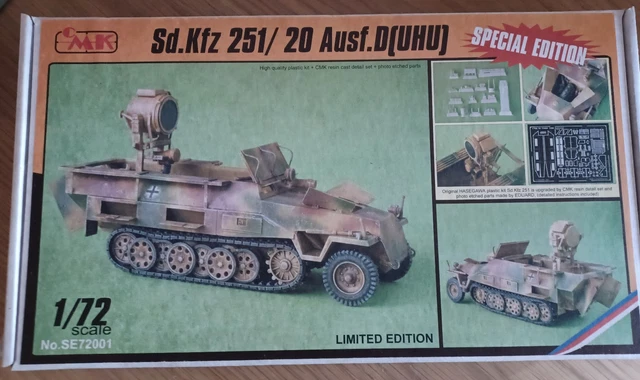 1:72 SD.KFZ.251/20 AUSF.D (UHU) komplett kit extrem selten EUR 33,50 ...