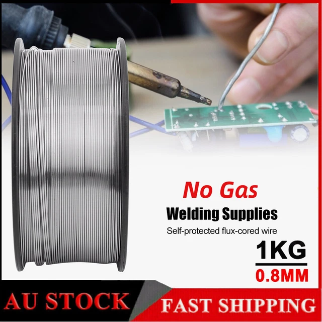 1KG GASLESS E71T-GS Stainless Steel Flux Cored Mig Welding Wire 0.8mm Supplies $22.89 - PicClick AU