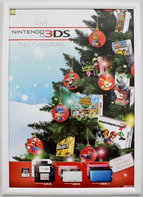NINTENDO 3DS THIS Christmas RARE 42cm x 59cm Promotional Poster £14.99 ...