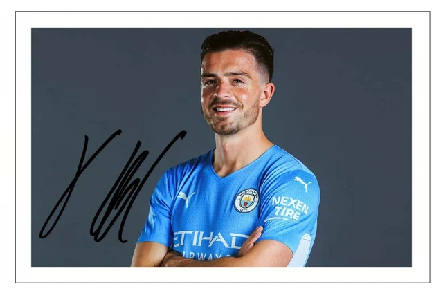 JACK GREALISH SIGNED Autograph 6X4 PHOTO Gift Signature Print ...