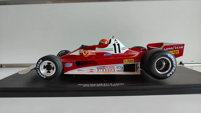FERRARI 312 T2B Niki Lauda Monaco gp 77 modellino Formula uno Modelcar ...