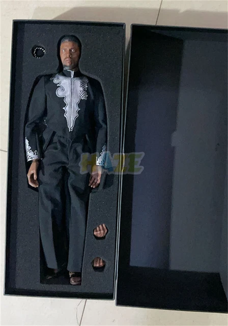 AVENGERS WAKANDA KING Black Panther Real Clothes Action Figure Model ...