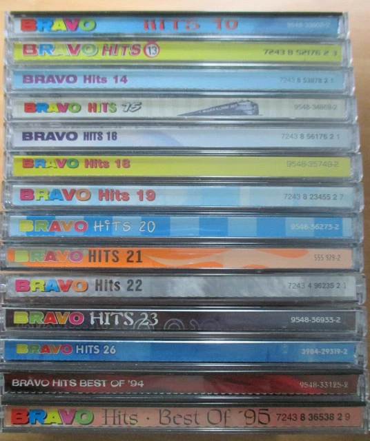 CD SAMMLUNG BRAVO Hits 10 13-16 18-23 26 & Bravo Hits "Best of 94+95" EUR 35,00 - PicClick FR