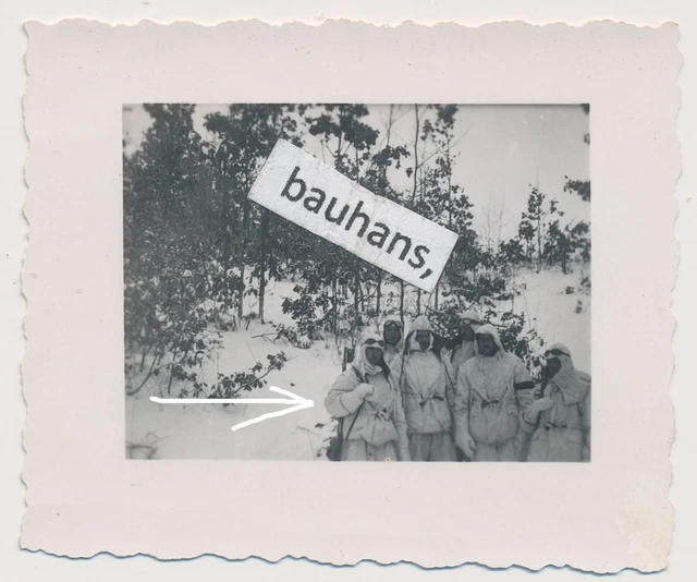 FOTO RUSSLAND WEHRMACHT Soldaten, Wintertarn camo (3179a) EUR 3,90 ...