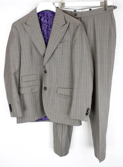 SUITSUPPLY LA SPALLA / Brescia Costume Homme UK 38 / UK 36S Laine Rayé ...