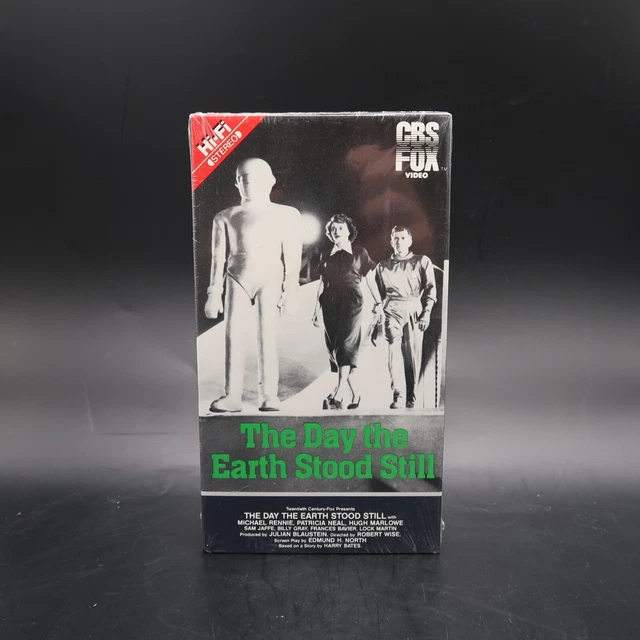 THE DAY THE Earth Stood Still VHS CBS FOX New Sealed Watermark 1984 ...