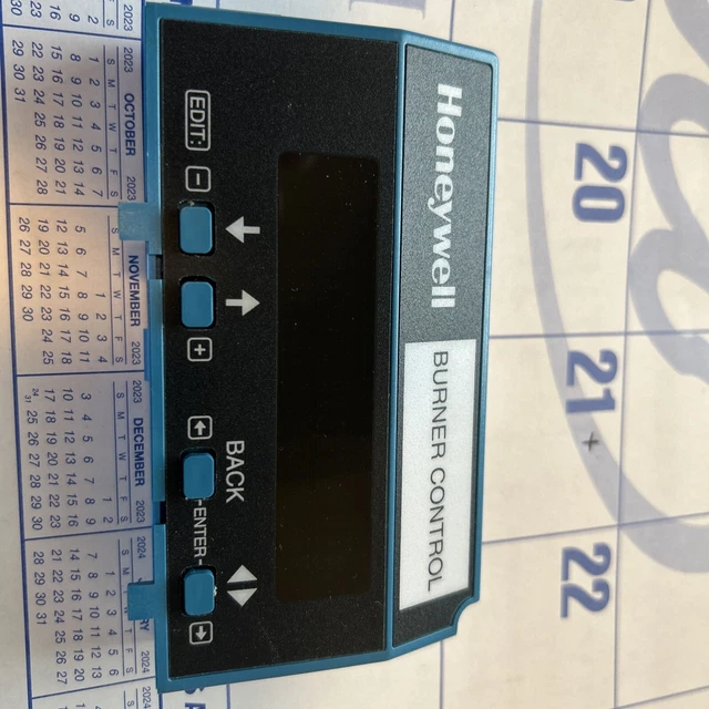 HONEYWELL S7800A 1001 Burner Control English Keyboard Display Module ...