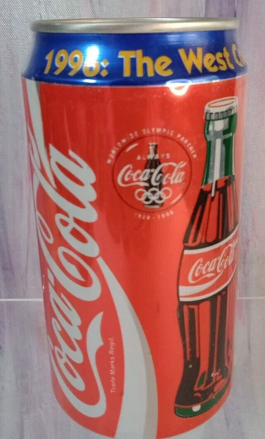 1996 WEST COAST EAGLES - 10th Anniversary AFL Coke Can Dean Kemp EMPTY ...