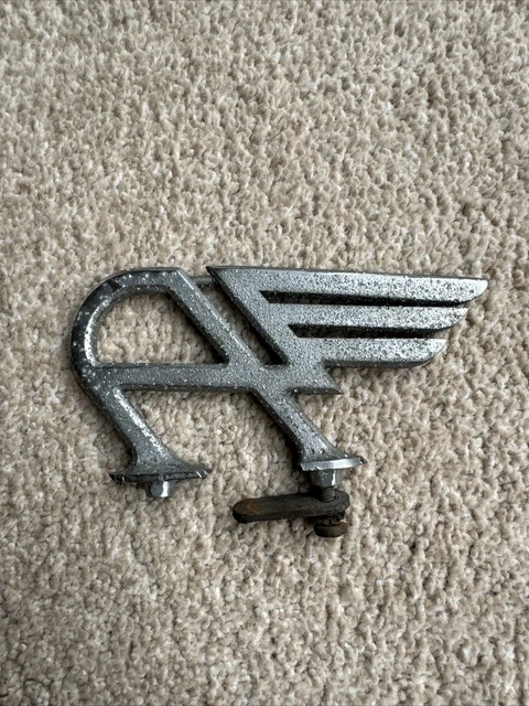 VINTAGE AUSTIN 'FLYING A' chrome car bonnet badge £21.52 - PicClick UK