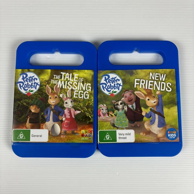 PETER RABBIT DVD New Friends & Tale Of The Missing Egg R4 PAL Free ...