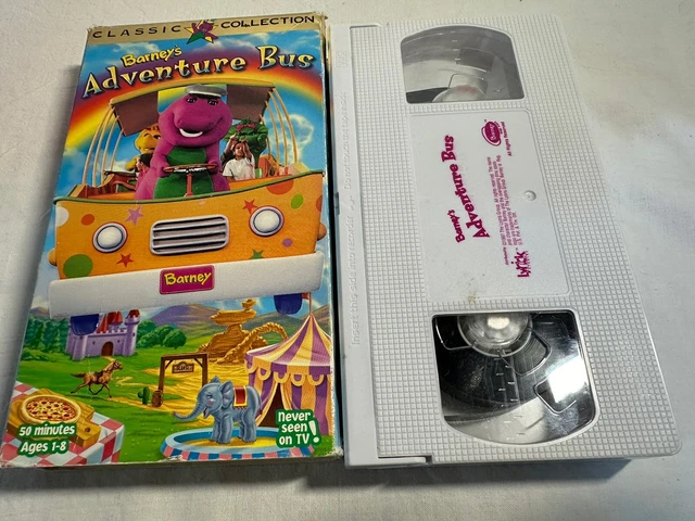Barney Barneys Adventure Bus Vhs Tape 1997 £5 59 Picclick Uk