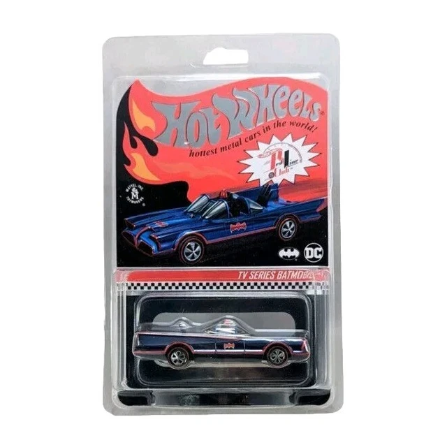 HOT WHEELS RLC Red Line Club Exclusive TV Series Batmobile HCK30 Blue £ ...
