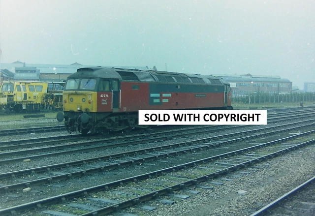 RAILWAY / TRAIN Negative 35mm Loco Class 47 47774 Sold with copyright ...
