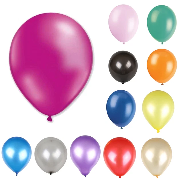 BALLONS UNI BALLONS Hélium 25Pcs Anniversaire Mariage Latex Fête ...