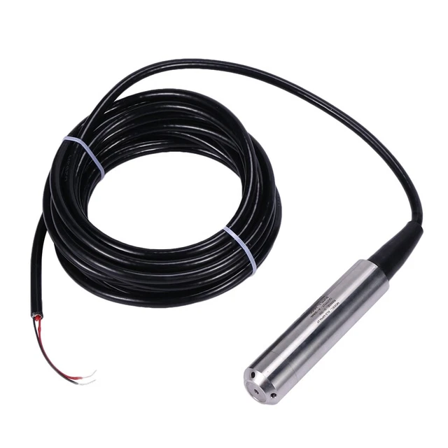 SUBMERSIBLE WATER 4-20MA Liquid Level Transmitter Sensor Fuel Tank ...