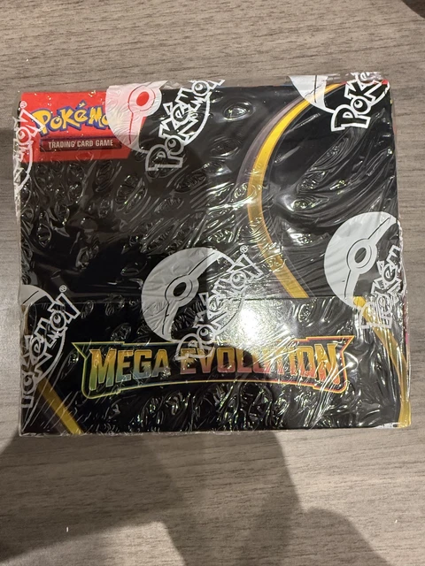 POKEMON TCG MEGA Evolution Booster Box 36 - IN HAND - - TEAR IN SEAL £ ...