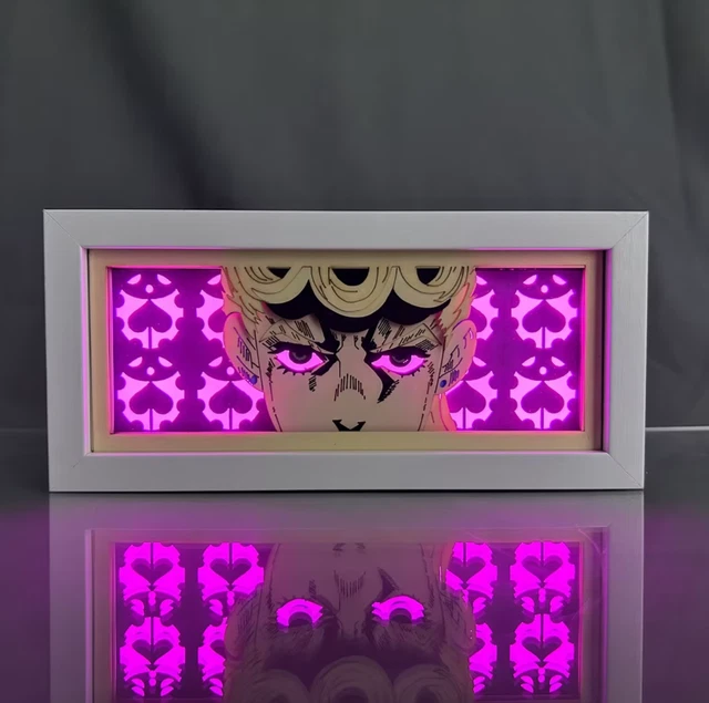 GIORNO GIOVANNA LED Paper Light Box JoJo’s Bizarre Adventure Anime ...