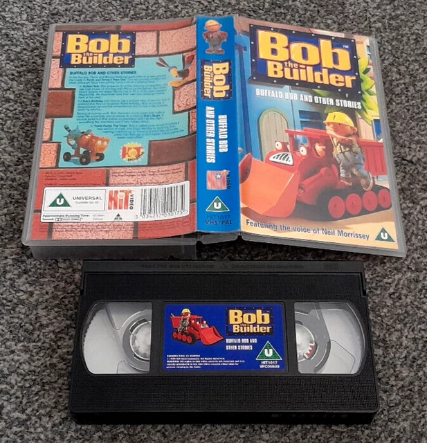 BOB THE BUILDER Buffalo Bob & Other Stories Pal Vhs Video Kids Children ...