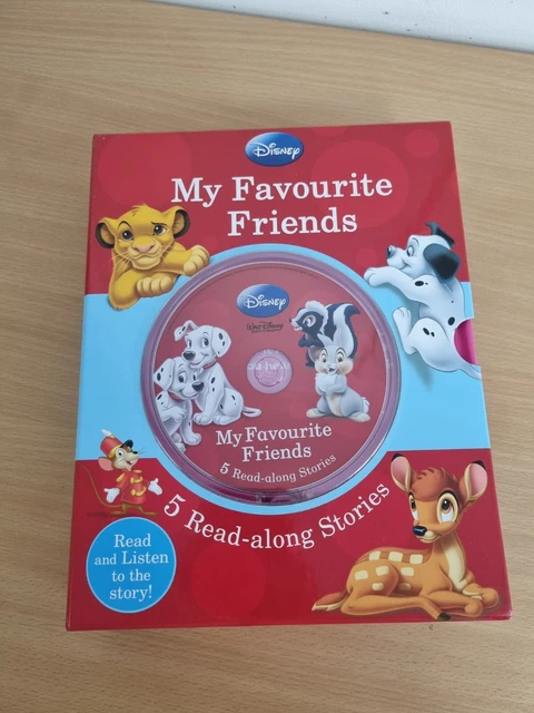 DISNEY MY FAVORITE friends read along books set of 5 in case disney my ...