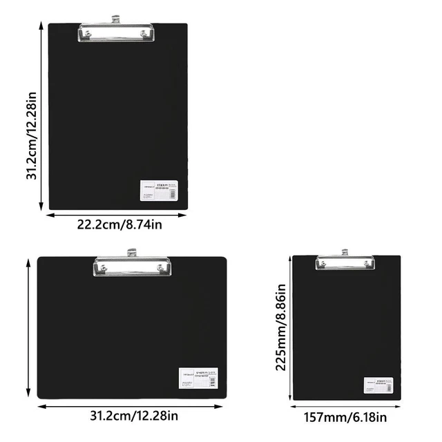 A4/A5 WRITING CLIPBOARD Horizontal/Vertical Writing Board Clip Paper ...