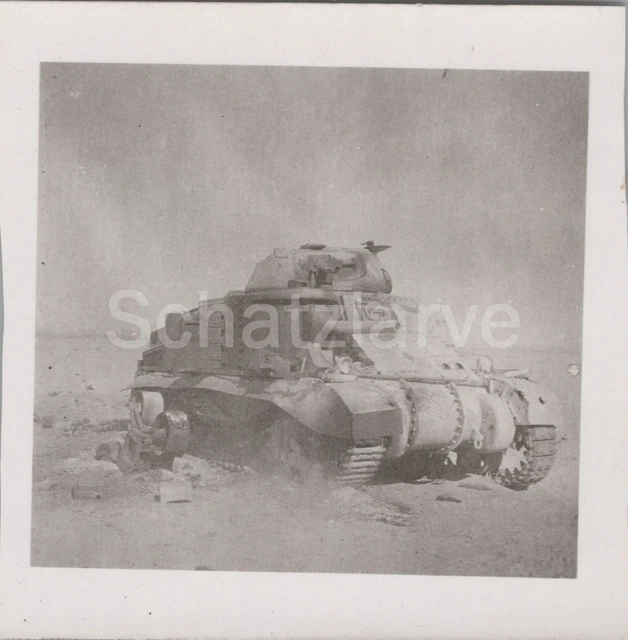 FOTO, PANZER GR. Afrika, (DAK), englischer M3 Lee/Grant, Tobruk 1942 ...